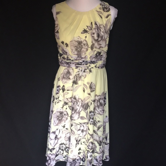 Christopher & Banks | Dresses | Christopher Banks Floral Chiffon Dress ...